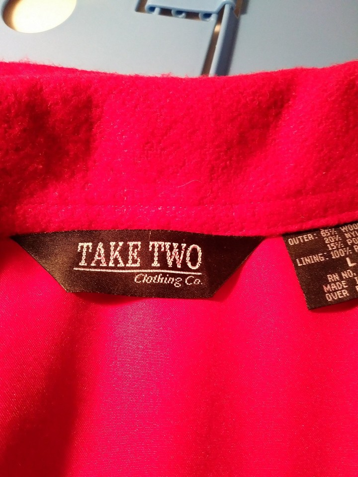 TAKE TWO CLOTHING COMPANY-- Red Wool-- Felt Snowman-- | eBay