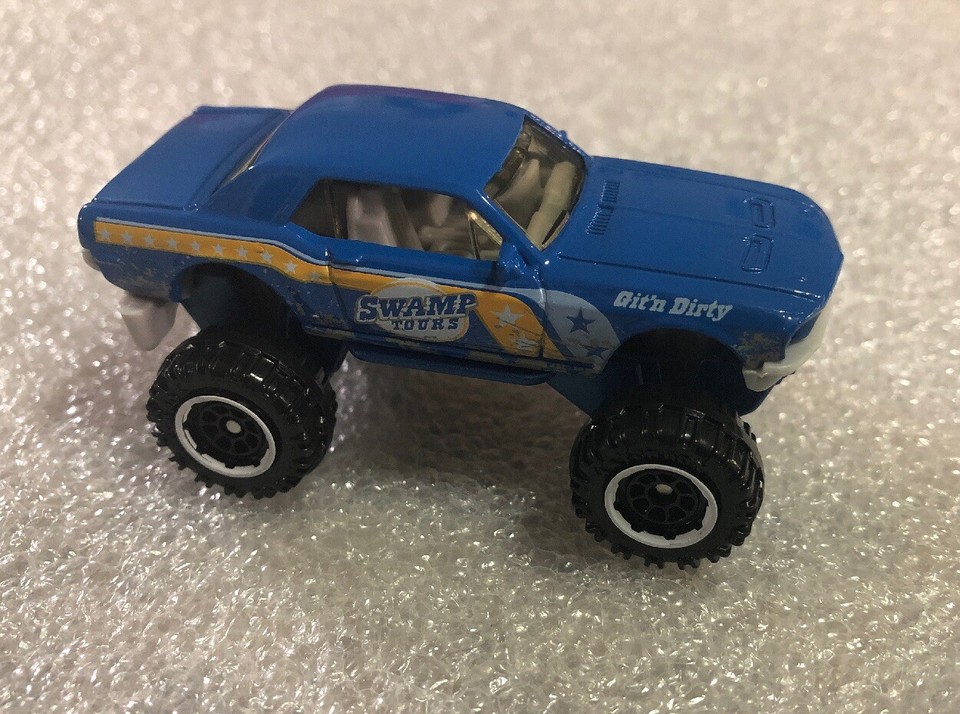 2019 Matchbox MBX Wild ‘68 Ford Mustang Swamp Tours Blue Loose | eBay