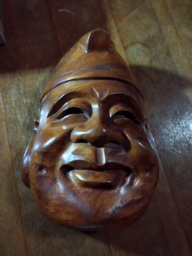 Japanese Traditional Noh Mask Omen Kabuki 71-D17 | eBay