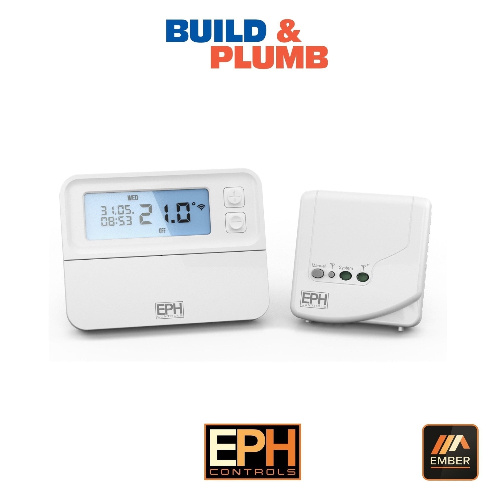 EPH Programmable RF Thermostat & Receiver COMBIPACK 4 - OpenTherm ...