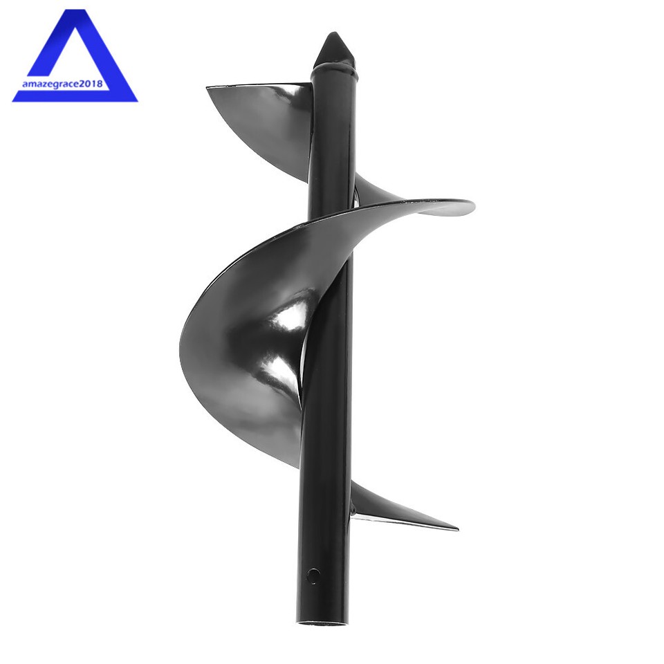 2 × Auger Drill Bit Large Hand Auger Drill5.9"×33" with Non-Slip Handle ...