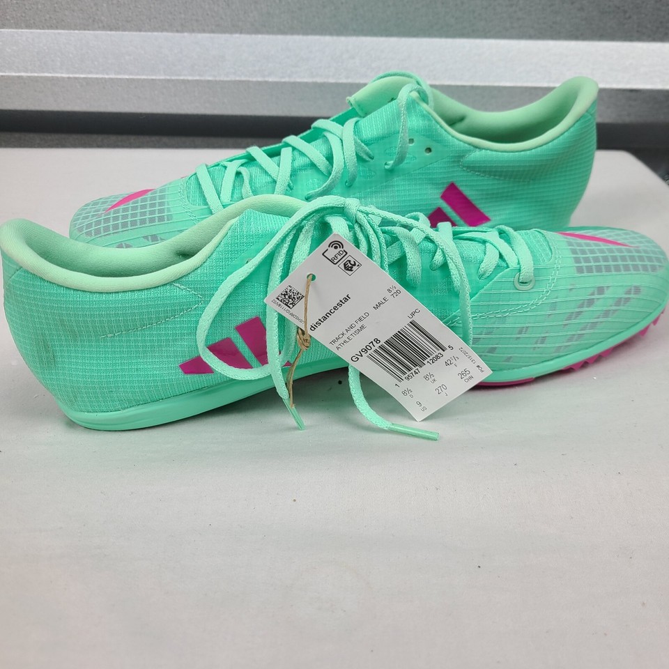 Adidas Adizero Distancestar Track & Field Cleats GV9078 Men’s Neon Size ...