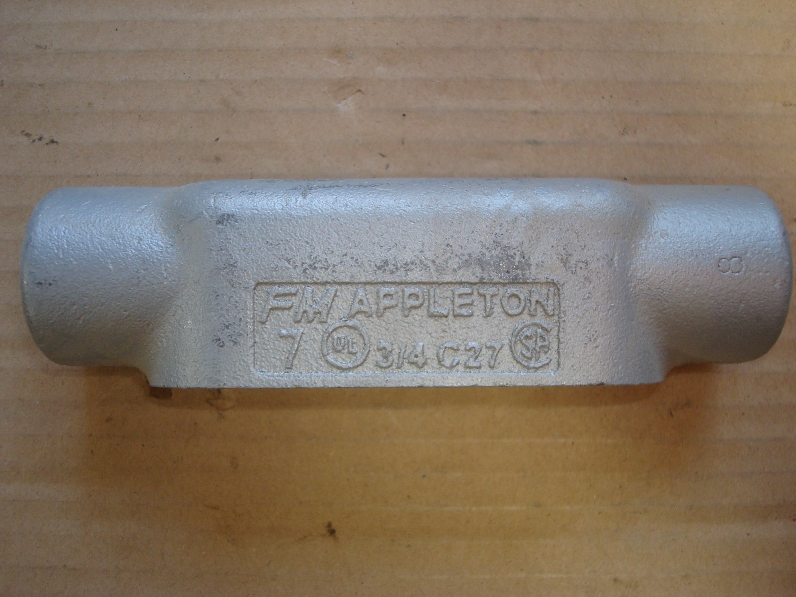 Lot of 5 Appleton FM7 3/4" 21 C27 Conduit Body O-Z Gedney Form 7 #1Z ...