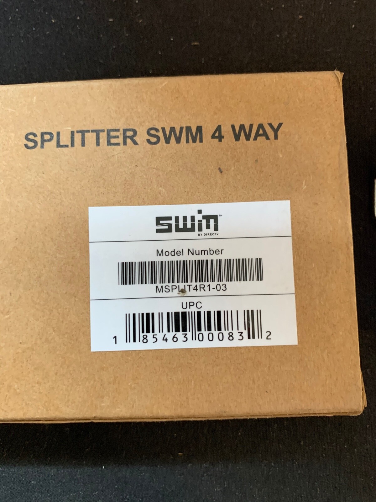 Direct TV MSPLIT4R1-03 Splitter Swim 4 Way | eBay