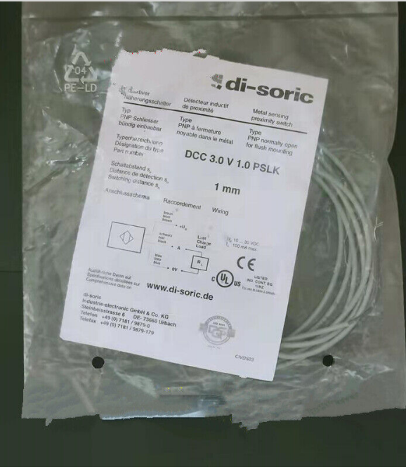 1PC NEW FIT FOR di-soric Proximity switch sensor DCC 3.0 V 1.0 PSLK | eBay