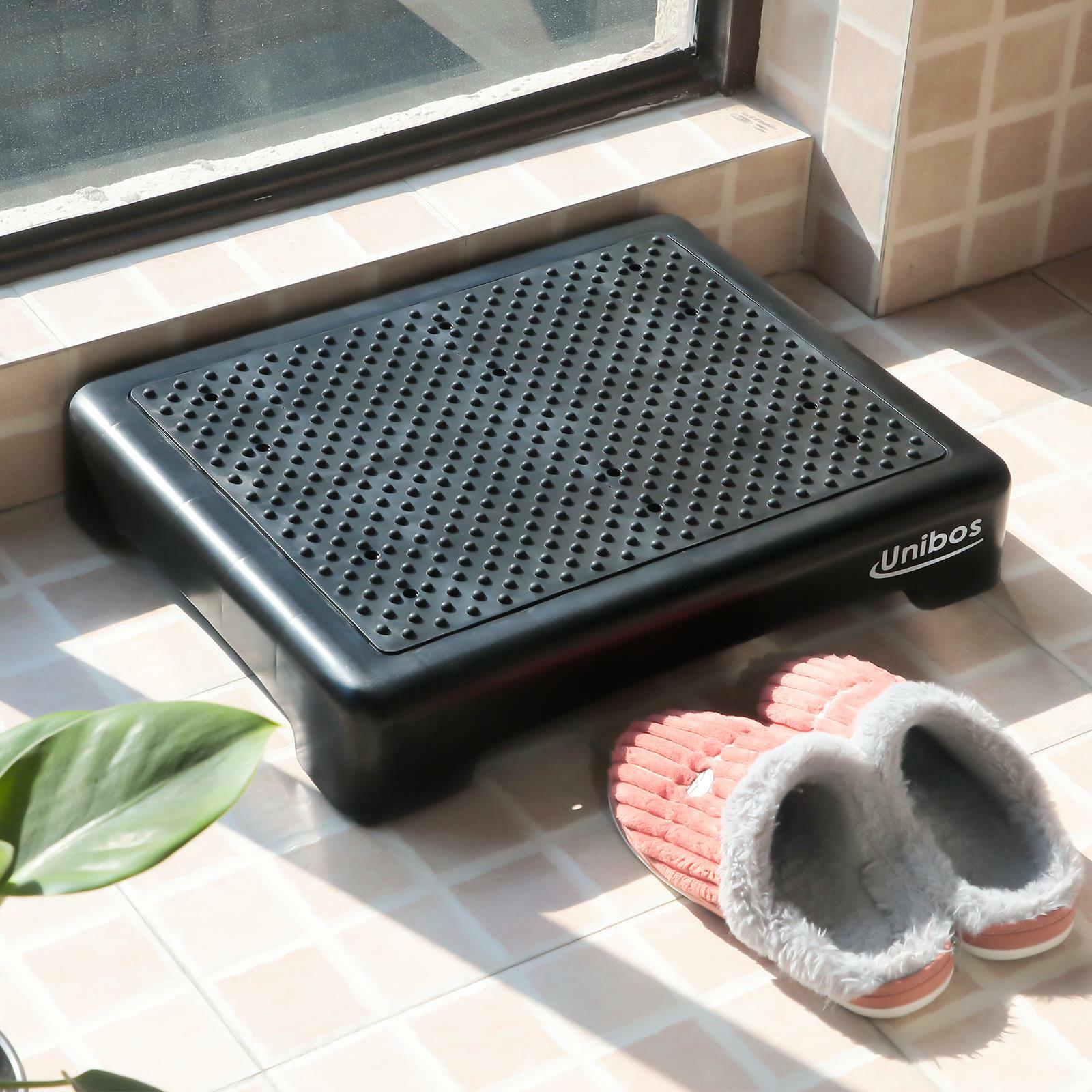 Black Outdoor Half Step Anti Slip Step For Disabled & Elderly Step Up ...