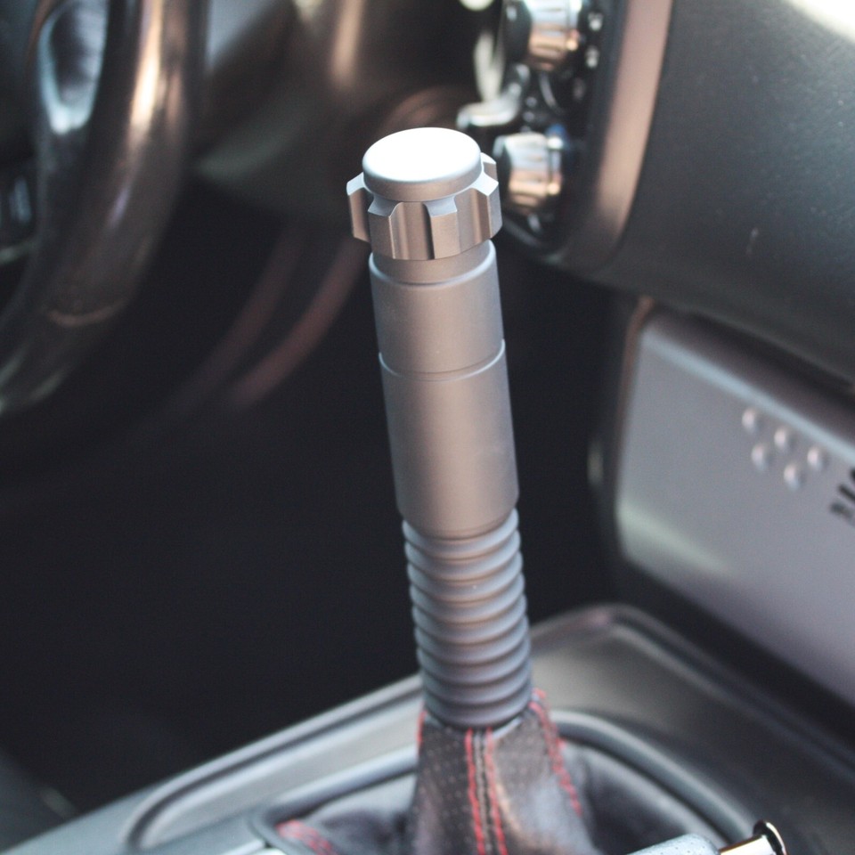 SSCO MATTE BLACK LS SERIES 8" WEIGHTED SHIFT KNOB FITS STI LIGHTSABER ...