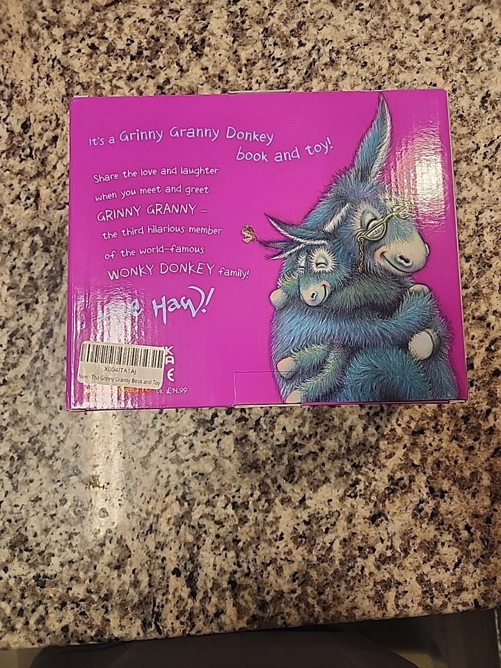 The Wonky Donkey ~ The Grinny Granny Donkey Book & Toy Gift Set ...