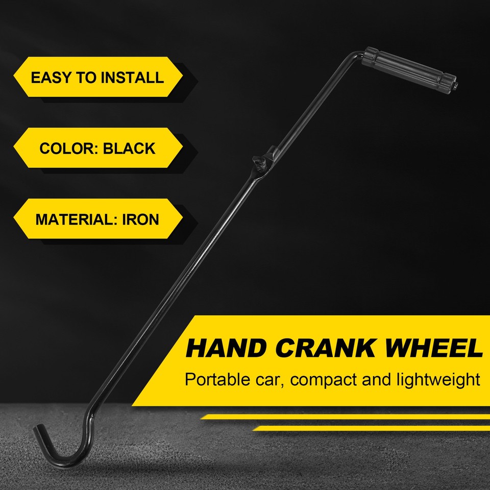 Car Jack Hand Crank Wheel Spanner Handle for Scissor Car Lift L8T36984 ...