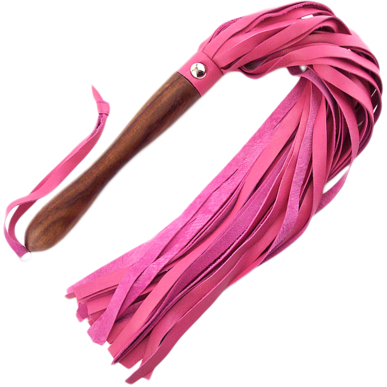 Wooden Handled Flogger Sensual Desire Bondage Erotic Spanking Fetish ...
