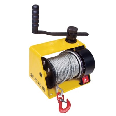 Turbine Worm Gear Hand Winch Bi-directional Self-locking Self-braking ...