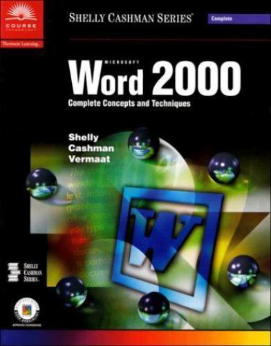 Microsoft Word 2000 : Complete Concepts and Techniques by Misty E ...