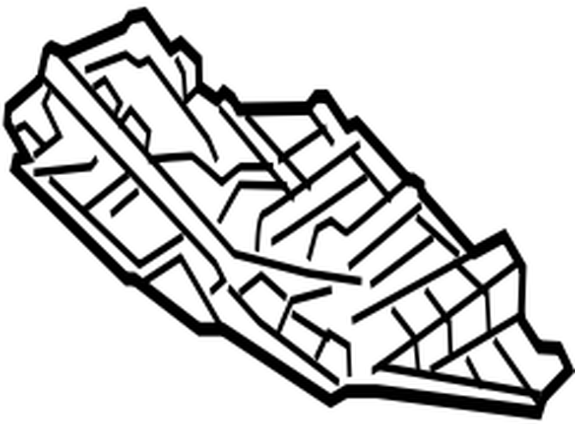 51442-06210 Toyota Cover, engine under, lh 5144206210, New Genuine OEM ...