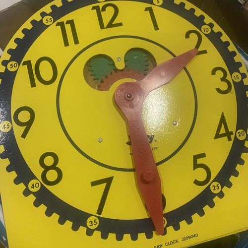 Original Judy Clock with Movable Hands and Visible Gears for Children ...