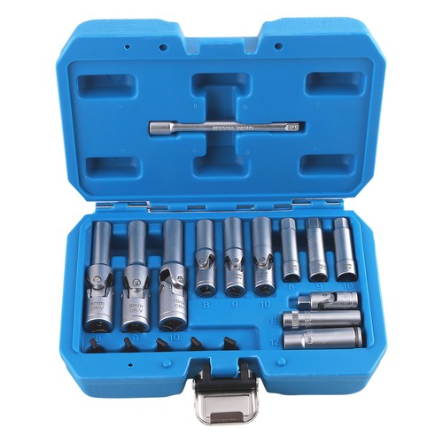 18PC Glow Plug Socket Kit for GM 55564163 VAG 03L905061D with Extension ...