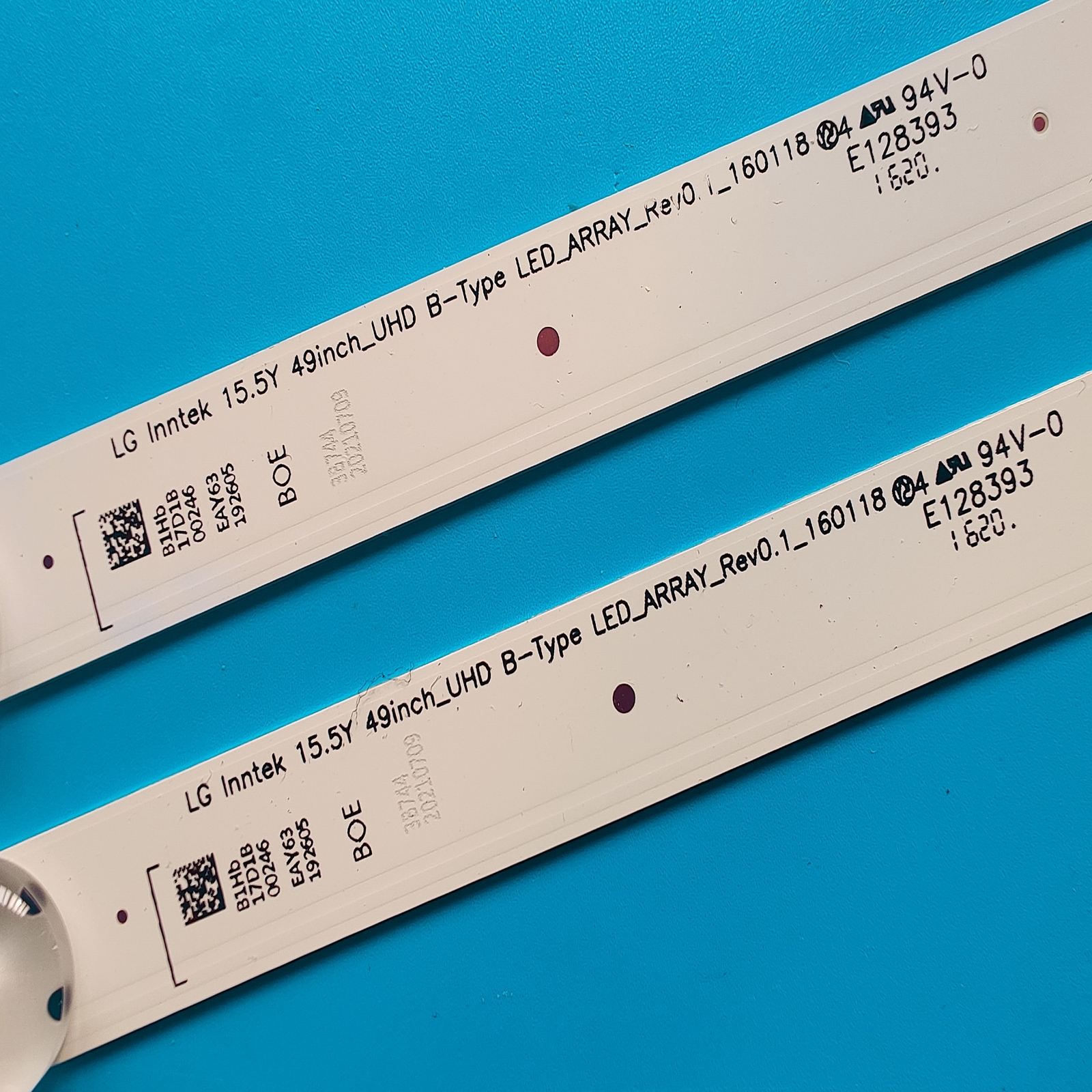 NEW LED Strip Lamp For LG Innotek 15.5Y 49inch 49UH61_UHD_A/B 49LH5700 ...