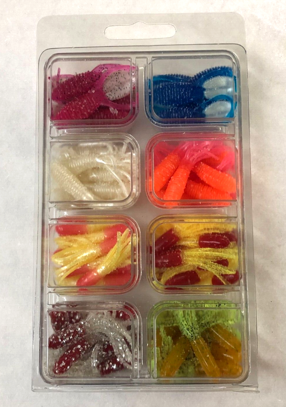 72 Piece Crappie Fishing Lure Kit, 1.5" & 2" Assortment Panfish USA ...