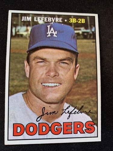 1967 Topps Baseball Card #260 Jim Lefebvre Los Angeles Dodgers NmMt ...