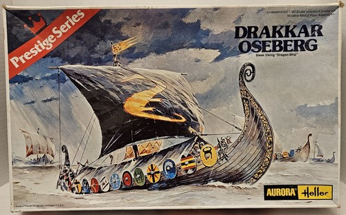 Aurora Heller 1/60 Drakkar Osberg Model Kit 6504 Prestige Series | eBay
