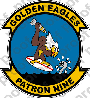 STICKER USN VP 9 PATROL SQUADRON A | eBay