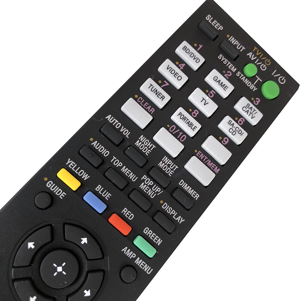 New Remote Controller Replace RM-AAU104 for Sony AV Receiver STR-DH520 ...
