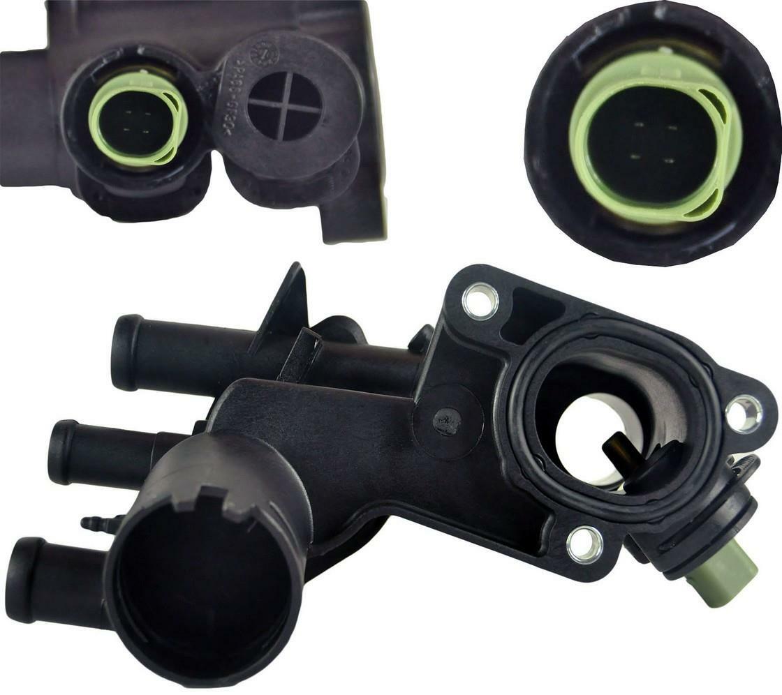 Thermostat Housing + Sensor For VW Bora Golf Mk4 1.4 1.6 16V ...