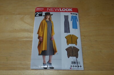 Women's Misses New Look Sewing Pattern 6573 Dress Jacket Sizes 8-18 ...