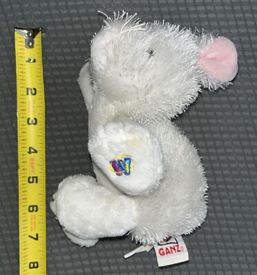 Webkinz White Rabbit Plush Stuffed Animal Code HS078 | eBay