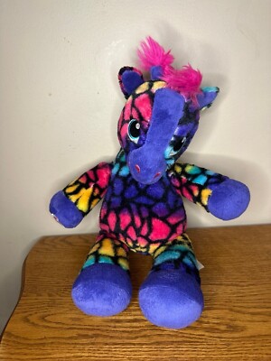 Build A Bear Lisa Frank Rainbow Giraffe Wild Style Plush Animal ...