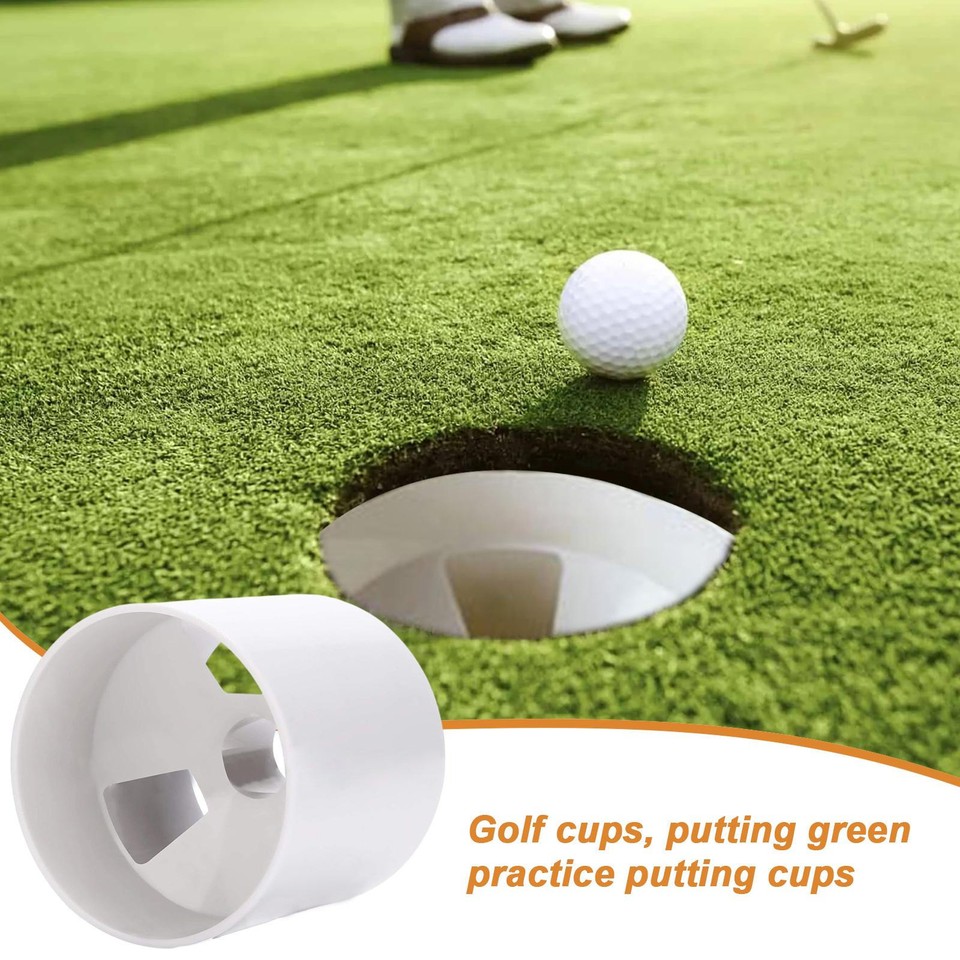 Golf Green Hole Cup Plastic Practice Aids Putting Putter Outdoor ...