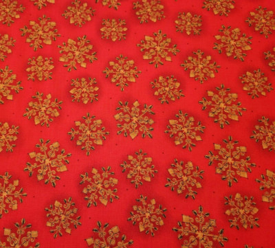 Christmas Splendor BTY Susie Robbins Quilting Treasures Bold Snowflakes ...