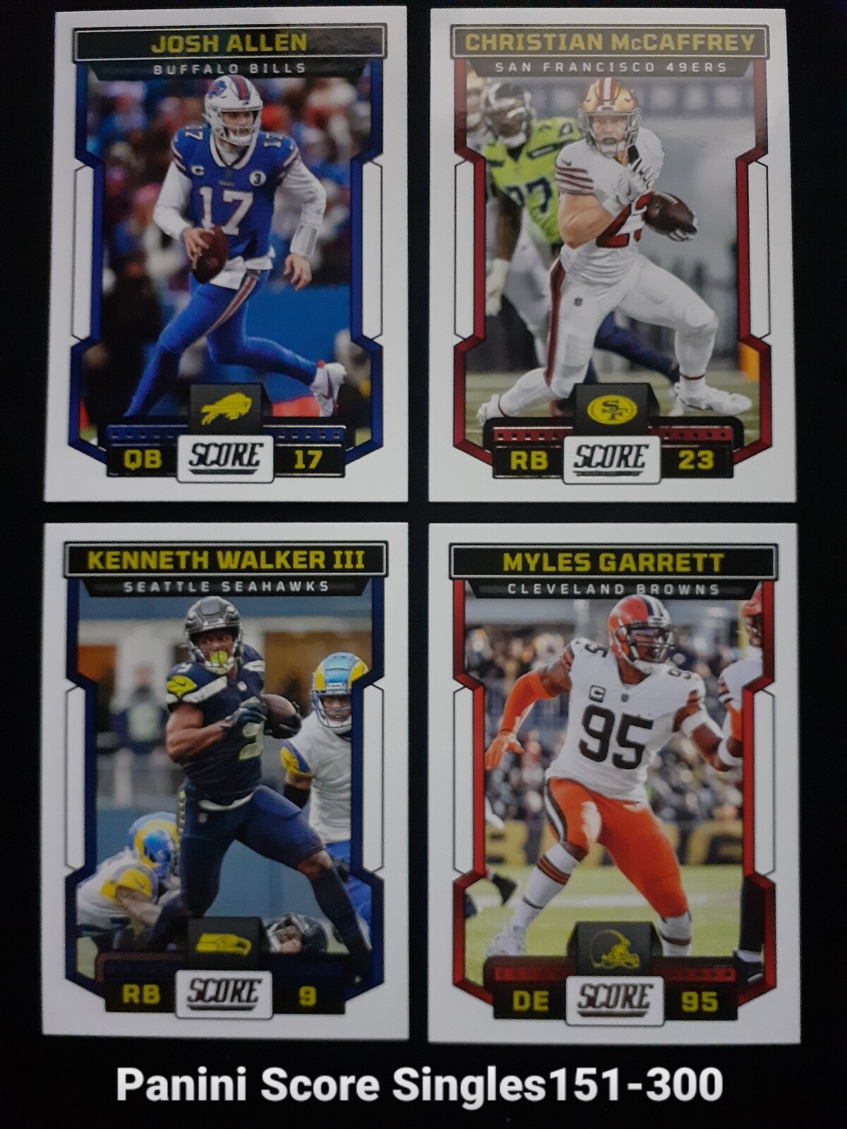 2023 Panini Score NFL Football SINGLES 151-300 ☆ You Pick ☆ Complete ...