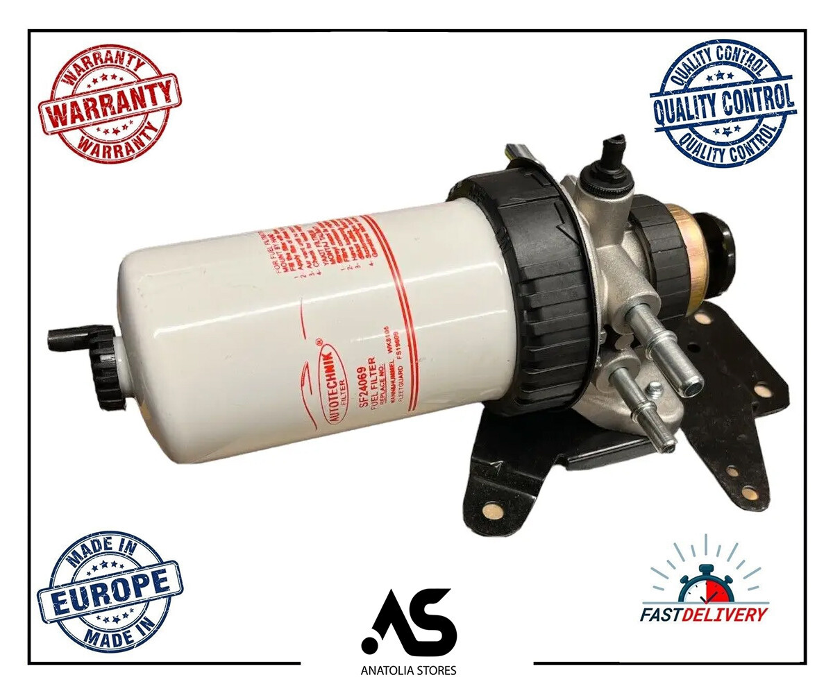 Fuel Diesel Filter With Housing For Ford Transit Mk6 2.4Tdci Di 2000-2006