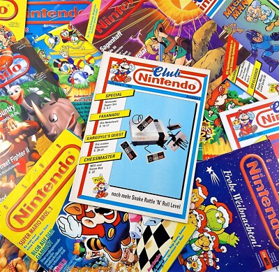 Club Nintendo Zeitschriften Magazine - Jahrgang 1991 - 1996 | NES SNES ...
