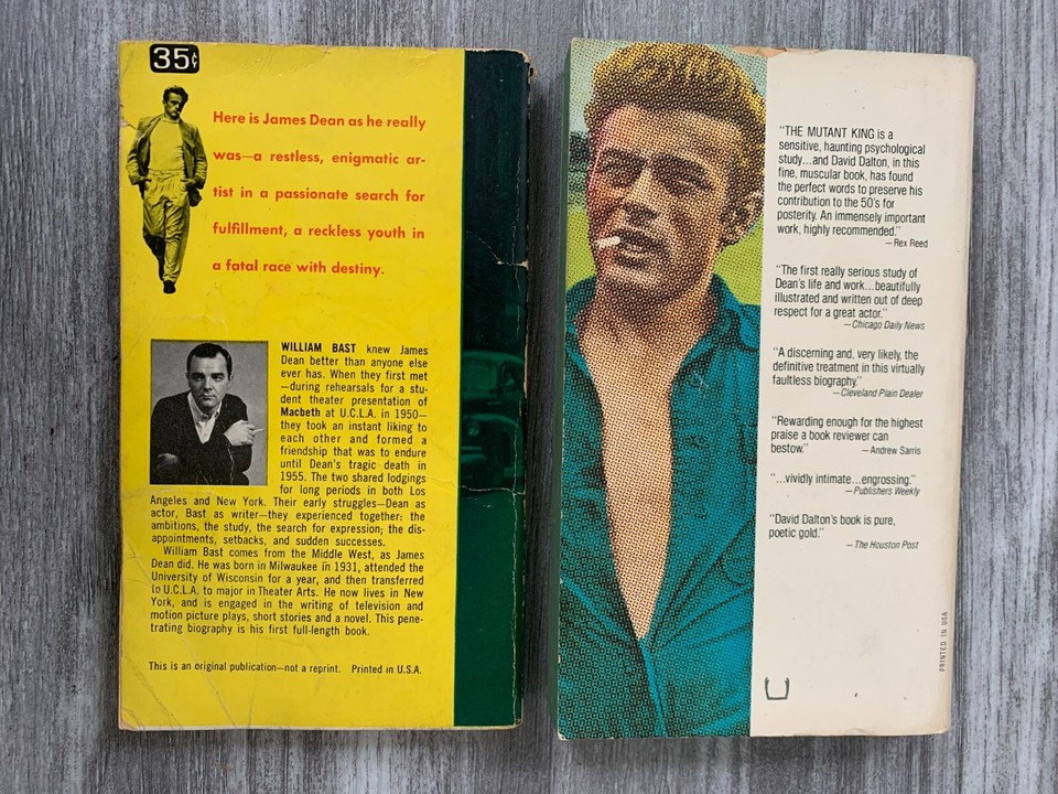 1956 JAMES DEAN by William Bast VG- 3.5 1st Ballantine Paperback ...