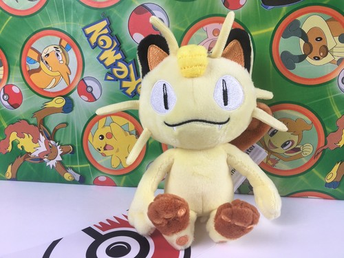Pokemon Center Plush MEOWTH Pokedoll stuffed Sitting Cuties Figure FIT ...