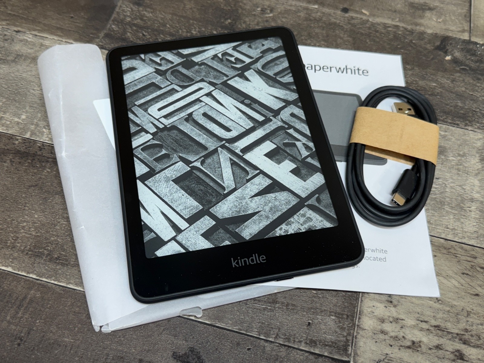 AMAZON [SA568B] 7" 16GB KINDLE PAPERWHITE [12TH GEN] EBOOK READER ...