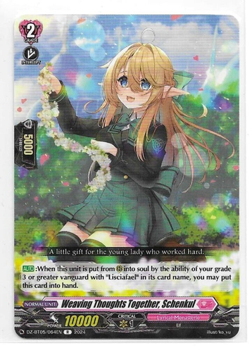 Weaving Thoughts Together, Schenkul - Omniscient Awakening (DZ-BT05/064EN) -R | eBay