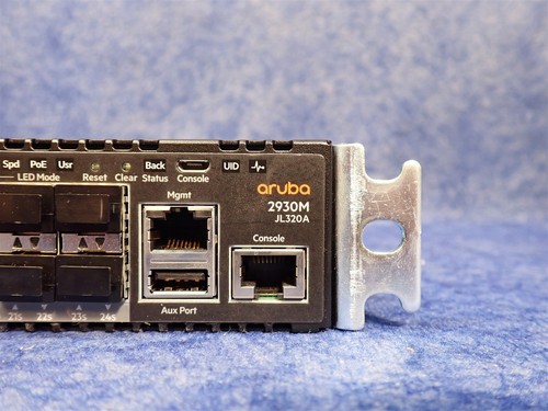 Aruba Hpe Jl320a 2930m 24g Poe+ 1-slot 24 Port Managed Switch Rackmount ...