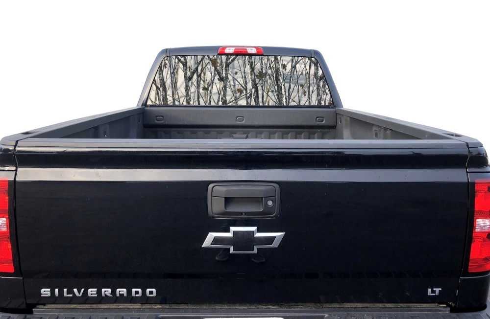 Camouflage Camo Pickup Truck Rear Window Graphic Decal Tint Hunter Snow ...