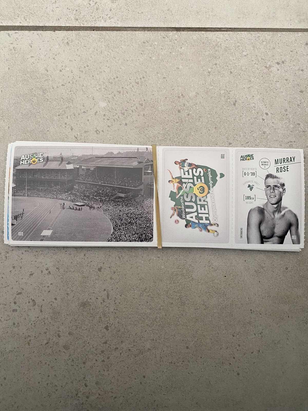 Complete Set Without Booklet Of Woolworths Aussie Hero’s Stickers ...