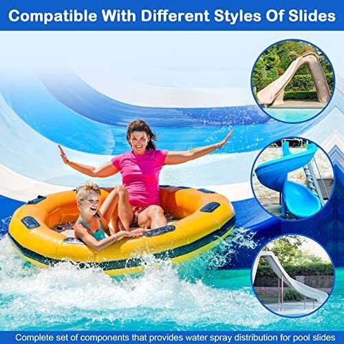 Pool Slide Water Tubing Kit Spray Hose Kit/Parts for Inground Pool ...