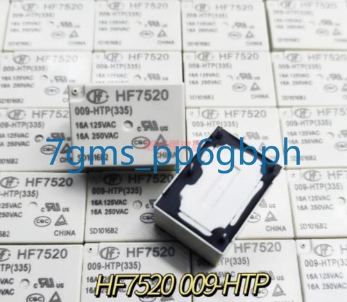 5 PCS NEW HF7520 009-HTP White HF relay 9VDC 16A | eBay
