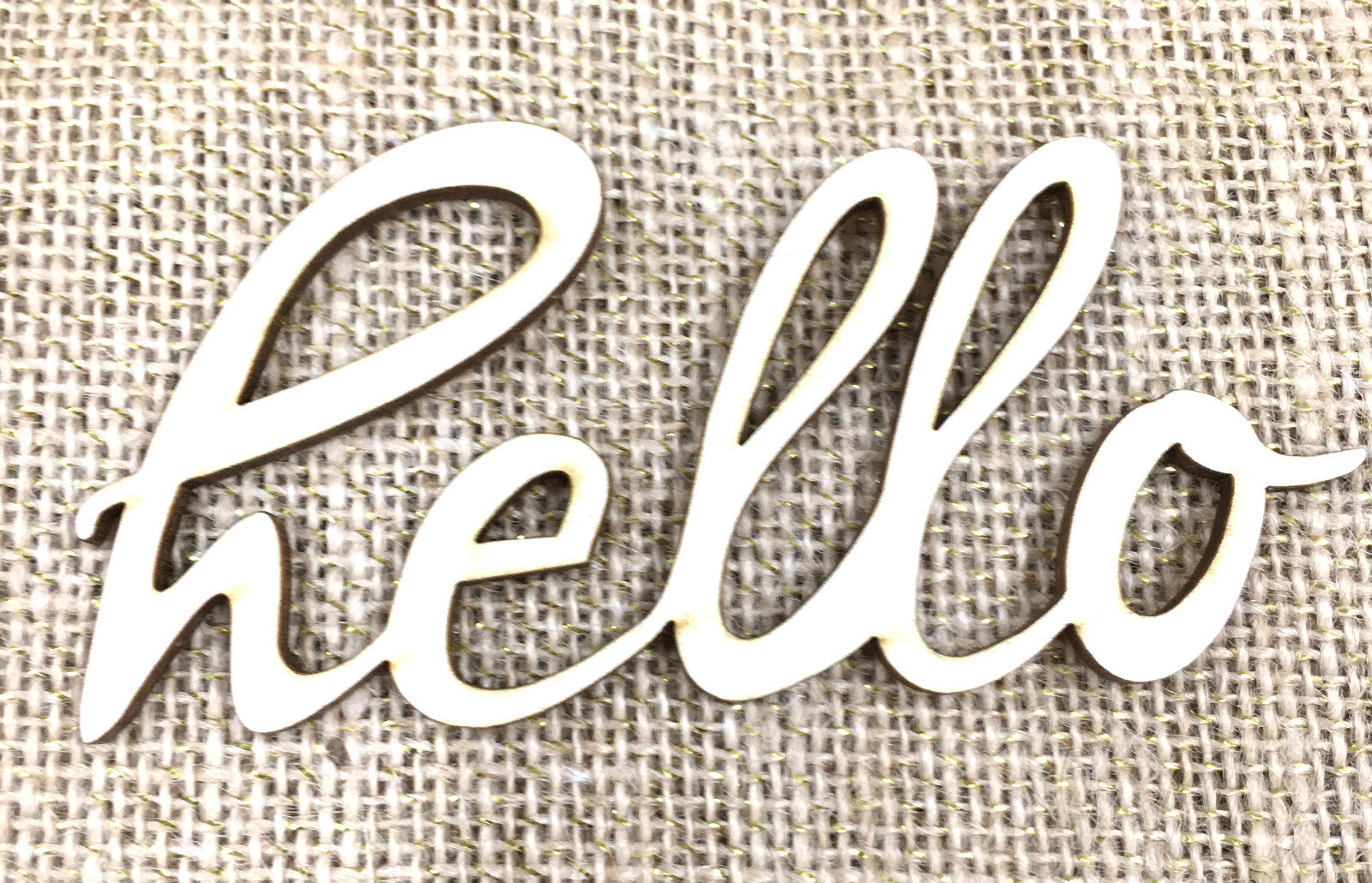 DIY "Hello" Cut out Wood Words Wood Wall Decor Custom Cut Wreath Decor ...