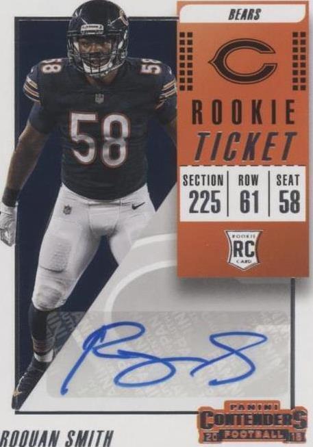 2018 Panini Contenders - Rookie Ticket Autograph Roquan Smith #146 (AU ...