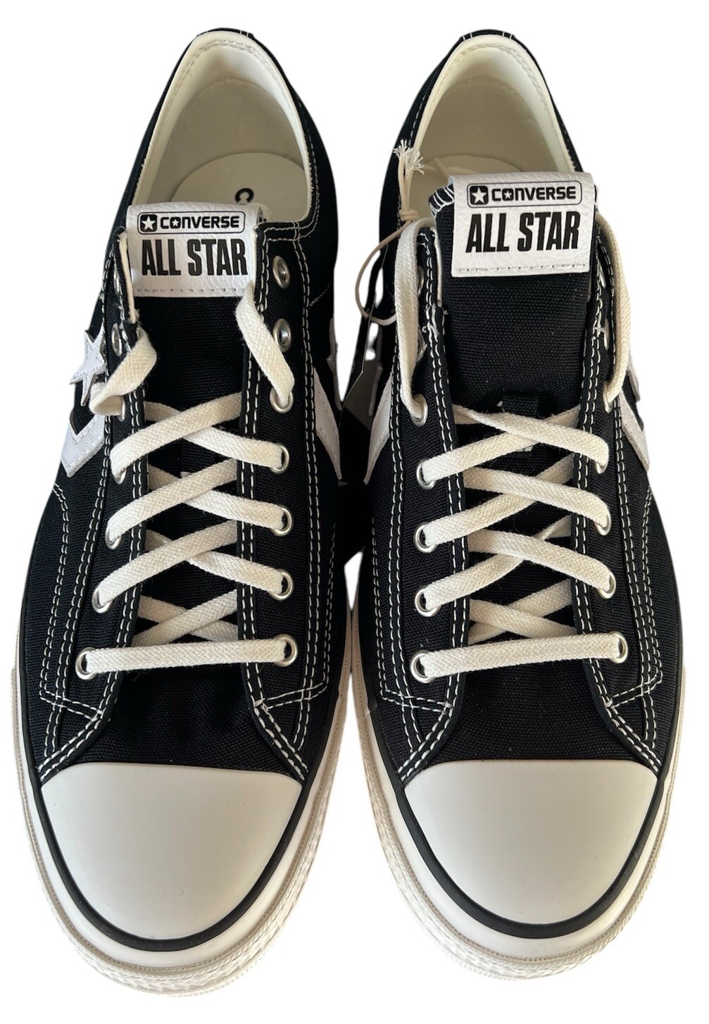 CONVERSE Star Player 76 LOW TOP Vintage Black / White (A01607C) - Men’s ...