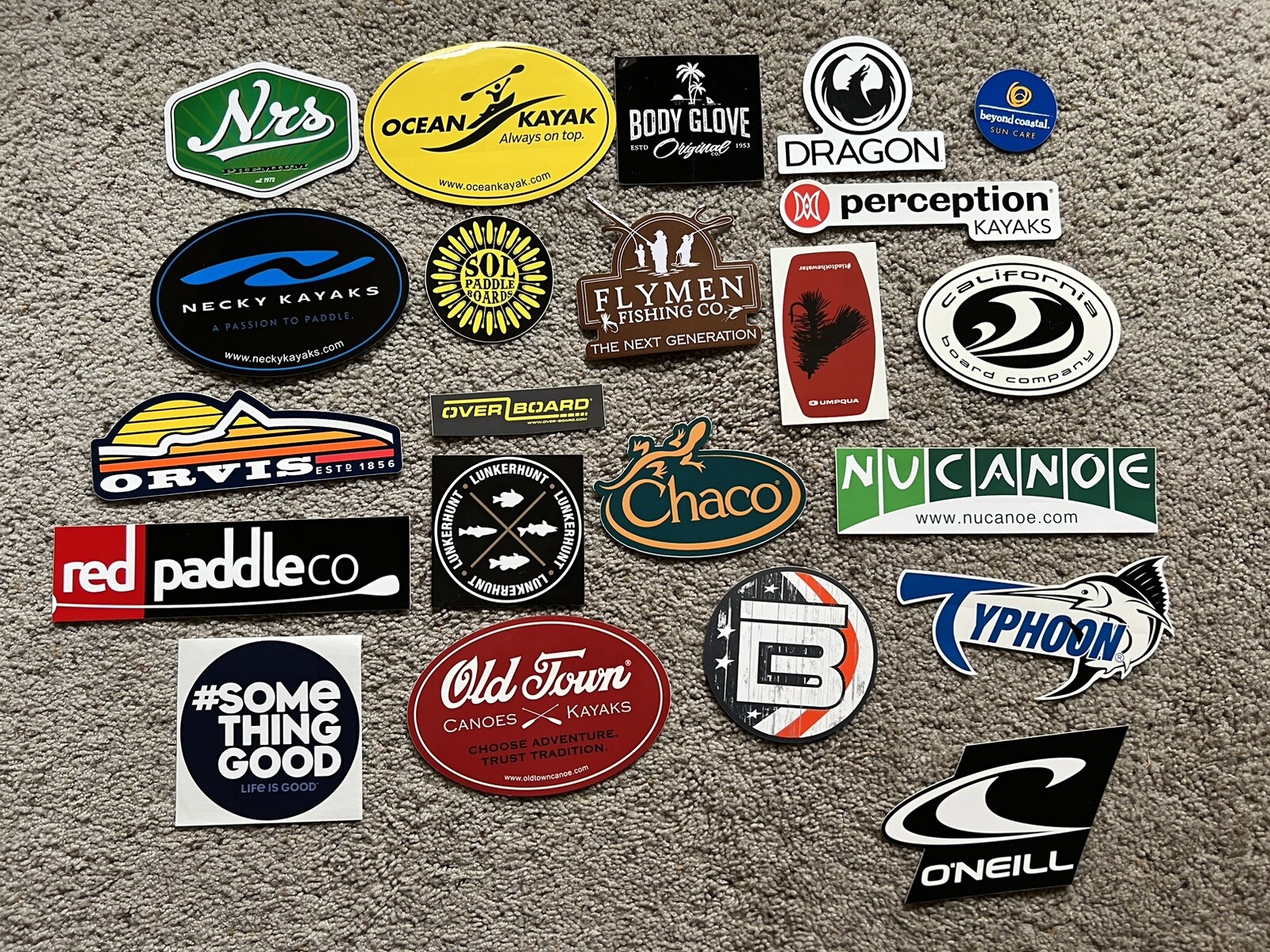 22 Kayak Fly Fishing Stickers /Decals #22A Old Town NRS Orvis Umpqua O ...