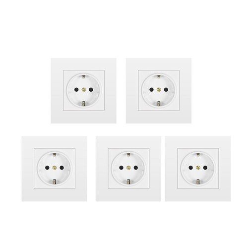 Reliable European power socket with German panel switch 16A rated ...