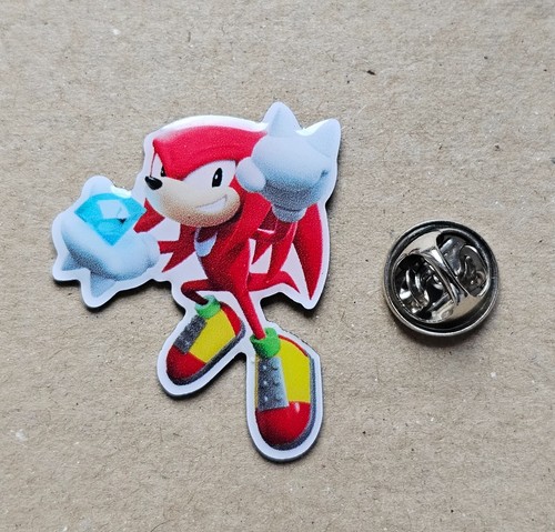 Knuckles Sonic The Hedgehog Pin Superstars Game Promo SEGA Metal ...