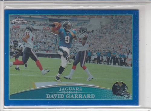 DAVID GARRARD 2009 Topps Chrome Blue Refractor #TC29 Jaguars | eBay